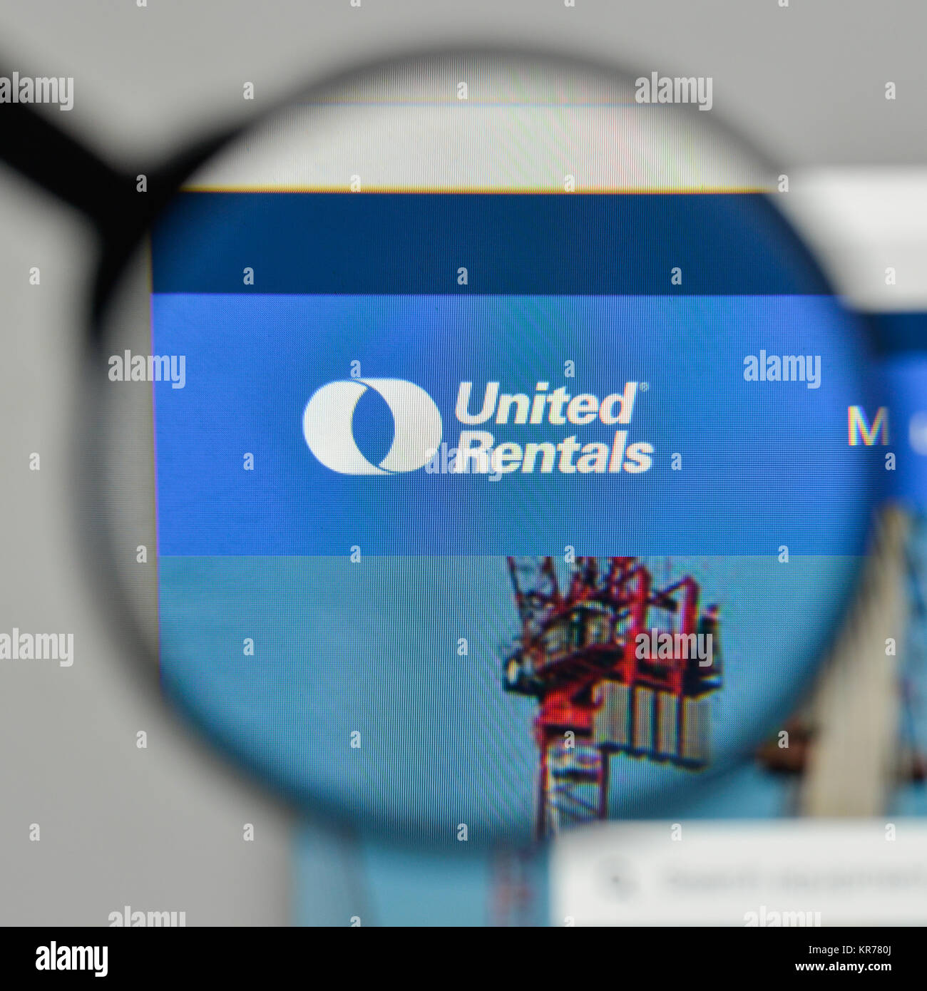 United rentals logo hi-res stock photography and images - Alamy
