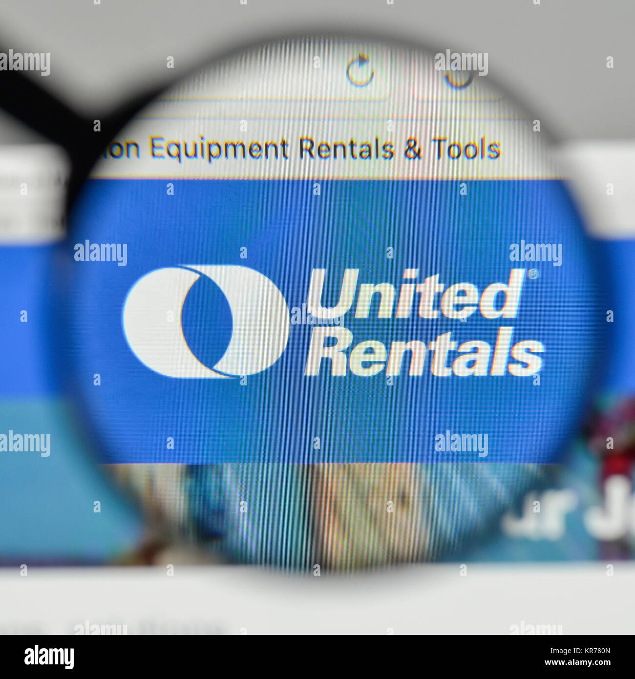 United rentals logo hi-res stock photography and images - Alamy