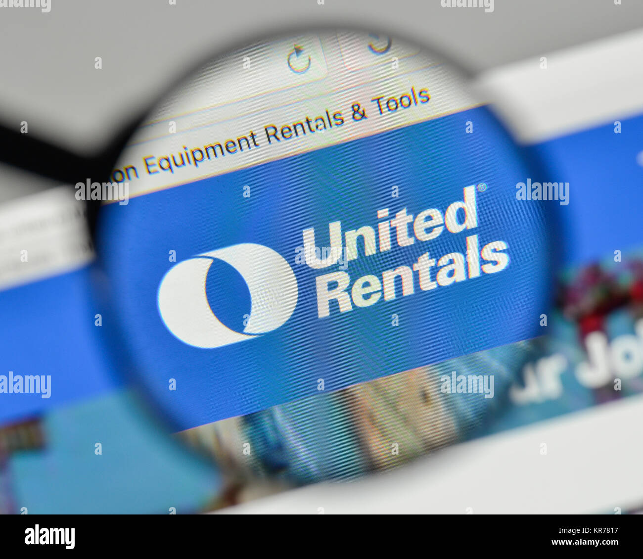 United rentals logo hi-res stock photography and images - Alamy