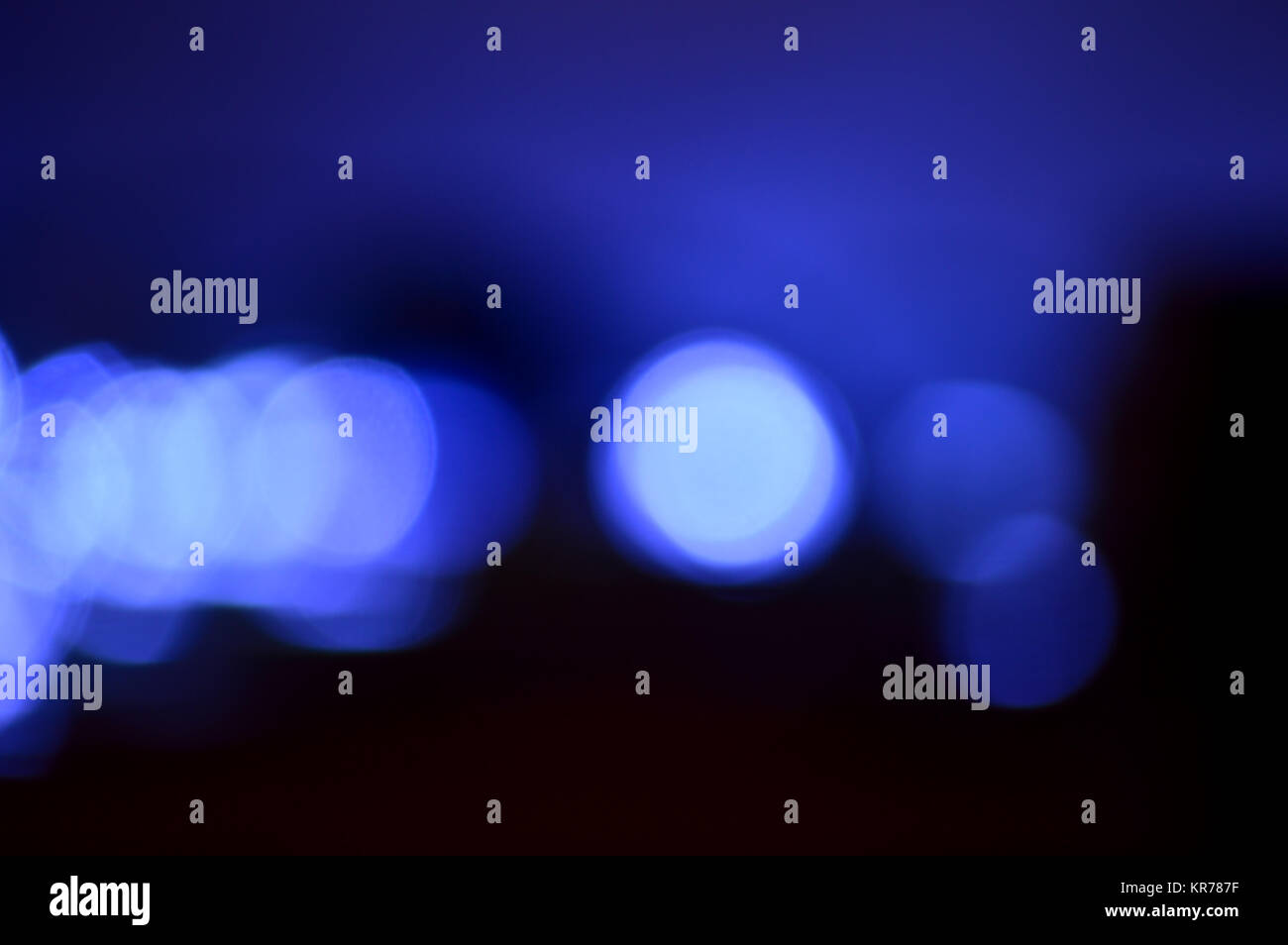 Blue strand lights Stock Photo - Alamy