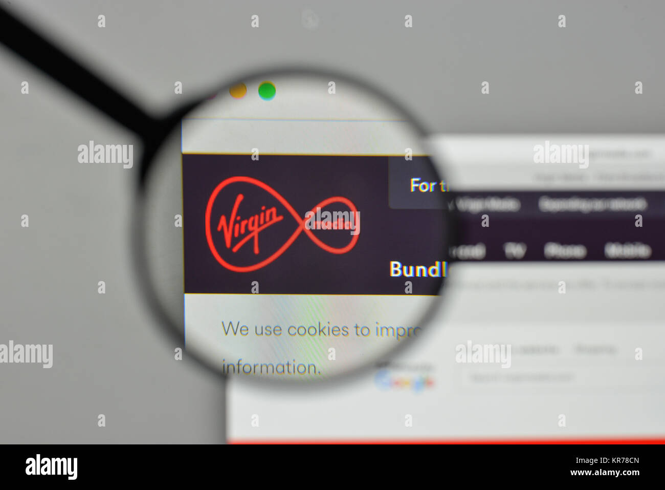 Virgin media logo hi-res stock photography and images - Alamy