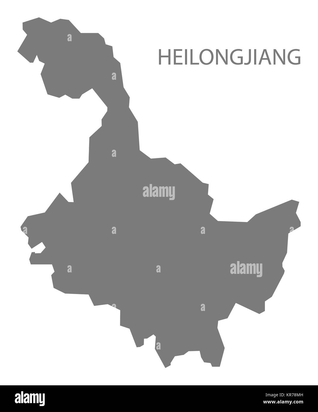 Heilongjiang map hi-res stock photography and images - Alamy