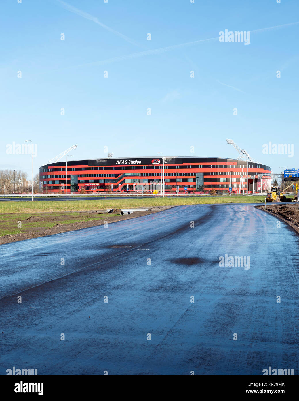 soccer stadium of az alkmaar in the netherlands Stock Photo - Alamy
