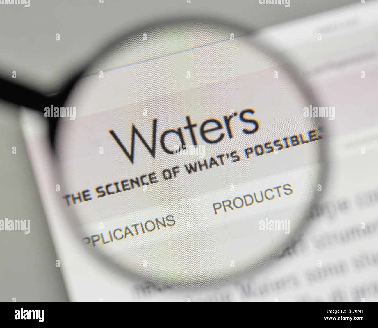 Waters logo hi-res stock photography and images - Alamy
