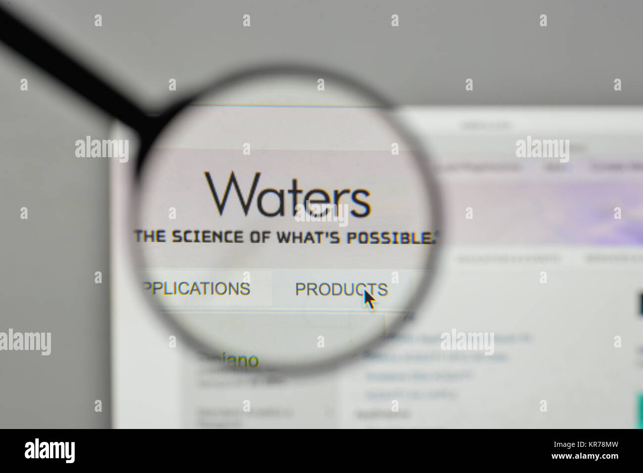 Waters logo hi-res stock photography and images - Alamy