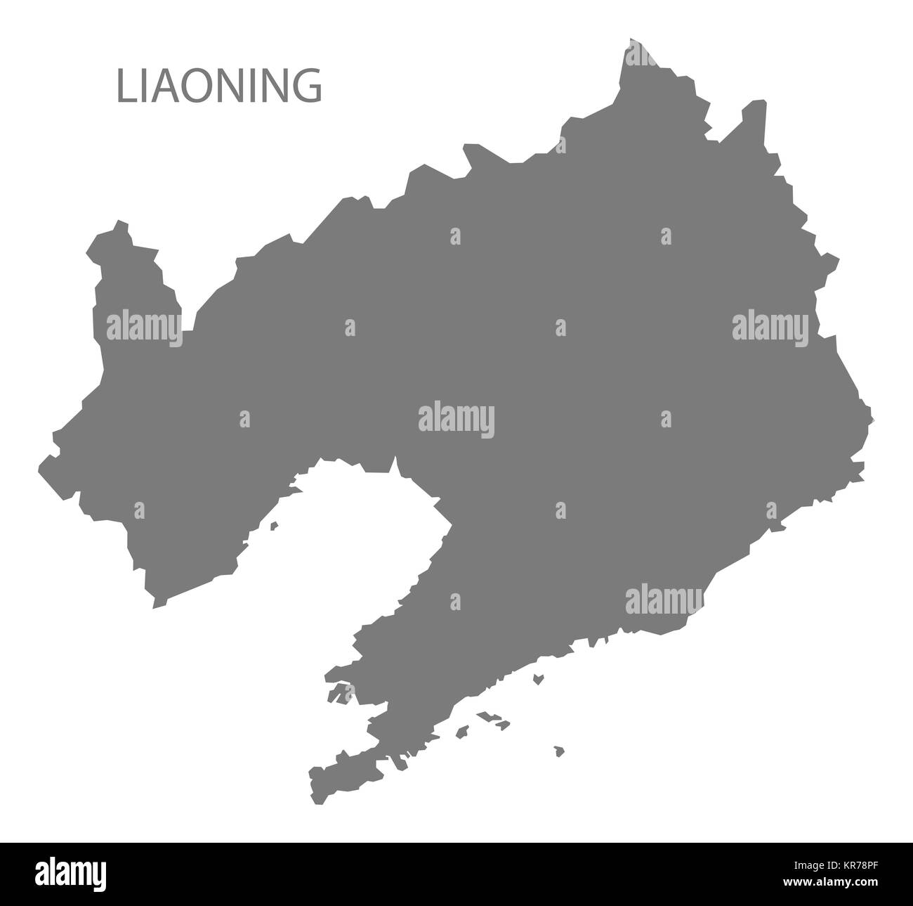 Liaoning map Black and White Stock Photos & Images - Alamy
