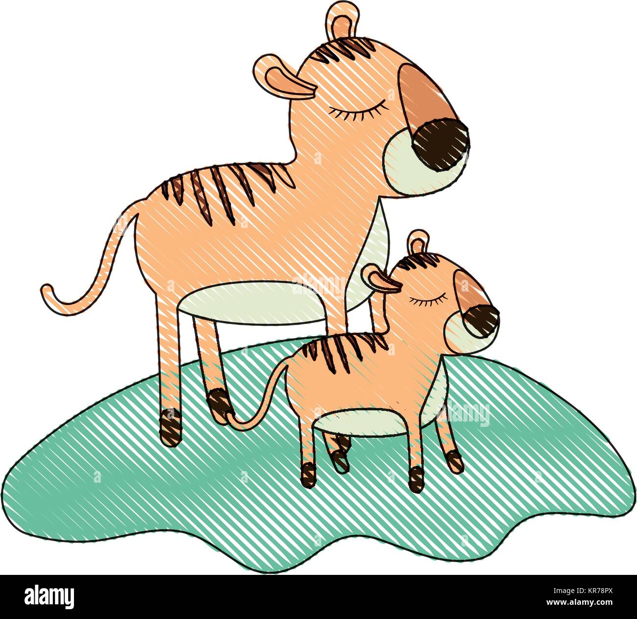 Cartoon Tiger High Resolution Stock Photography and Images - Alamy