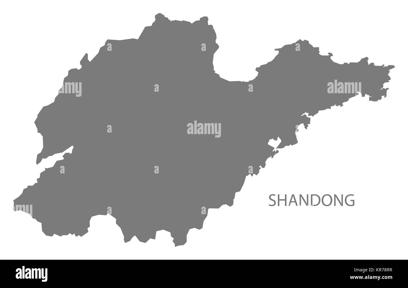 Shandong map Black and White Stock Photos & Images - Alamy