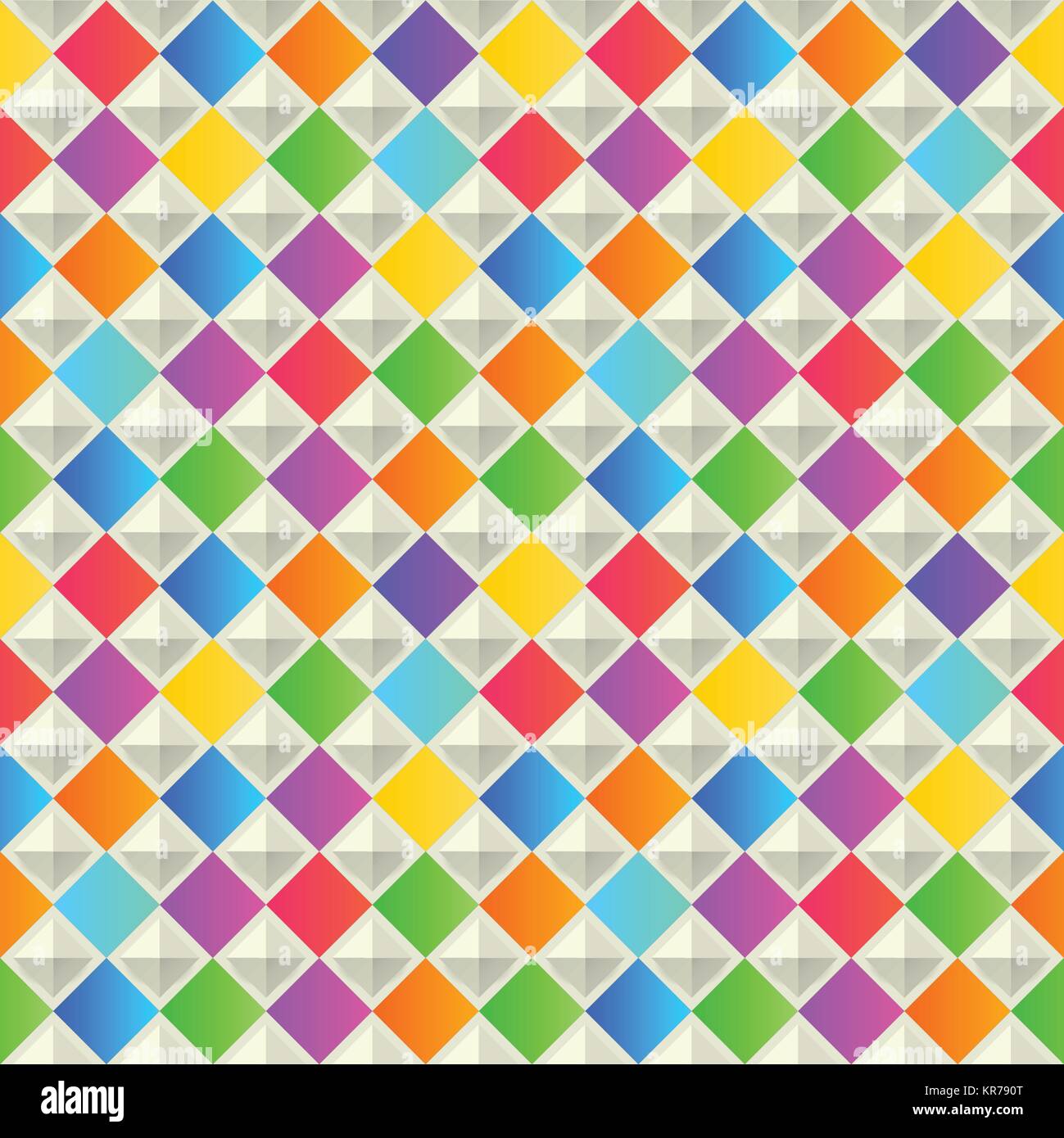 Abstract geometric background. Colorful seamless texture Stock Vector ...