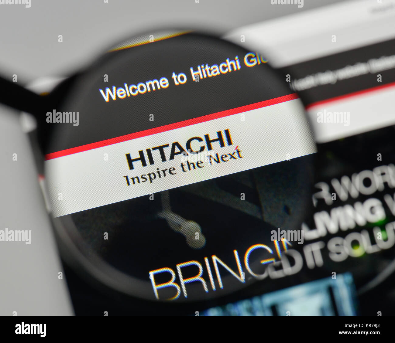 Hitachi logo hi-res stock photography and images - Alamy