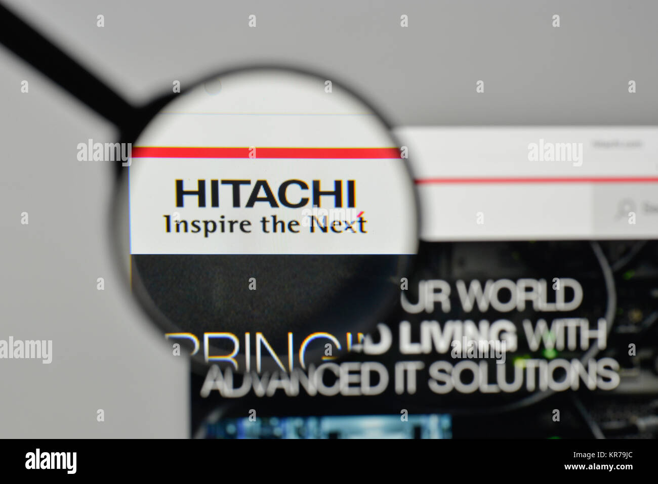 Hitachi logo hi-res stock photography and images - Alamy