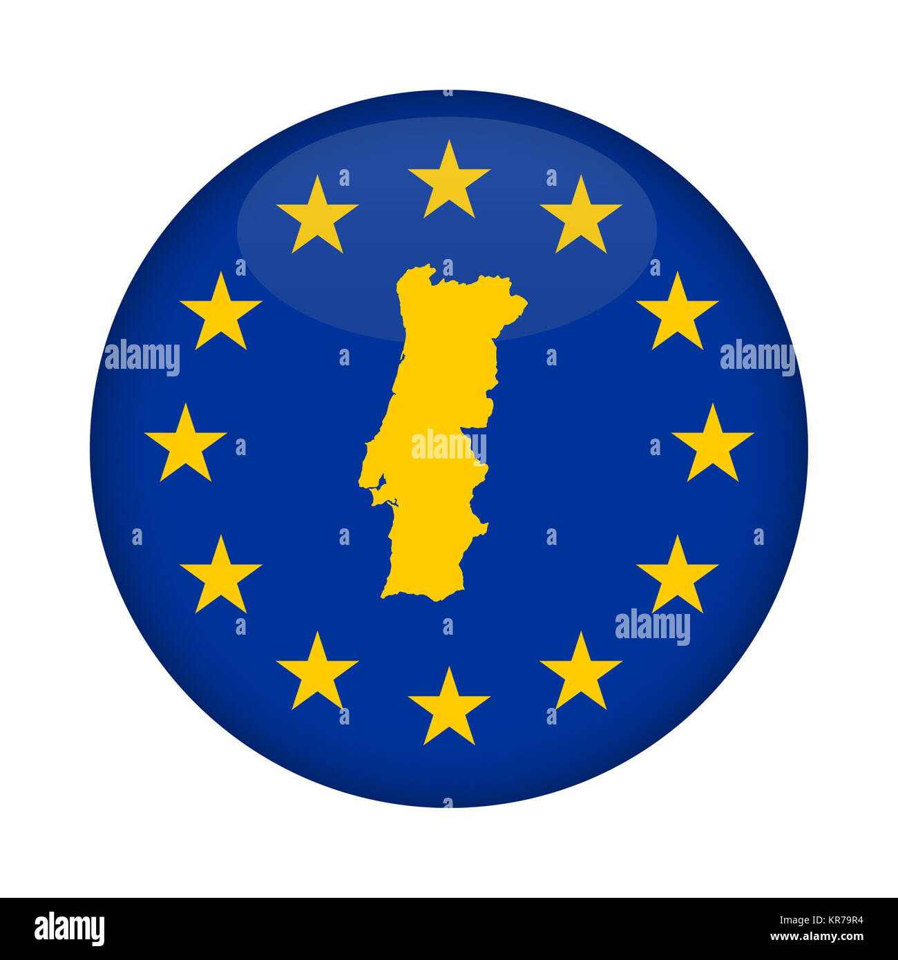 European Union Map Flag