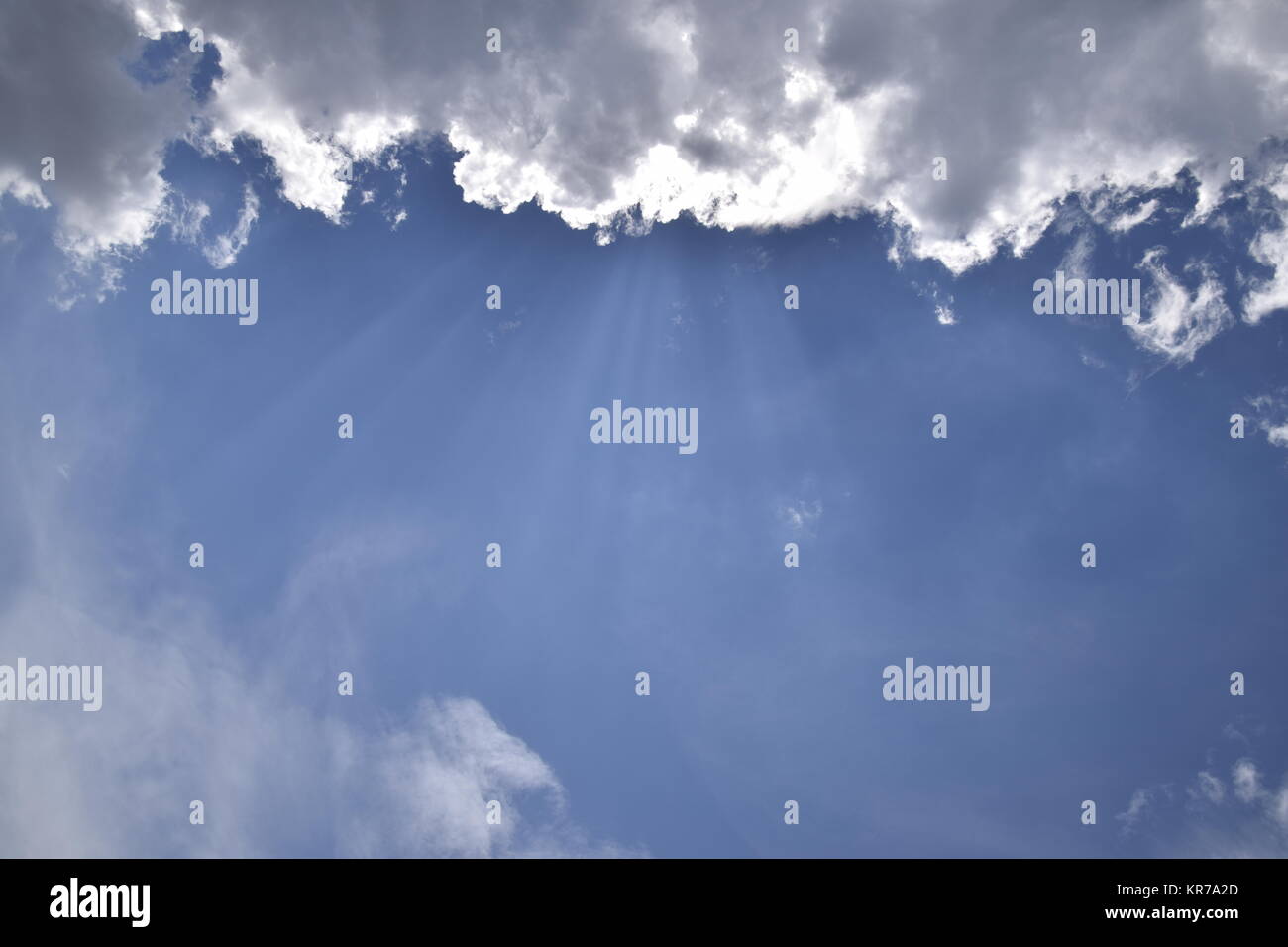 Heavenly landscape with clouds Stock Photo - Alamy