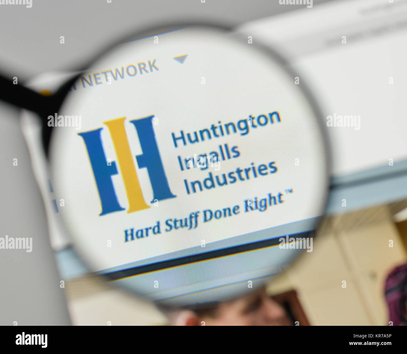 Huntington ingalls industries logo hi-res stock photography and images ...