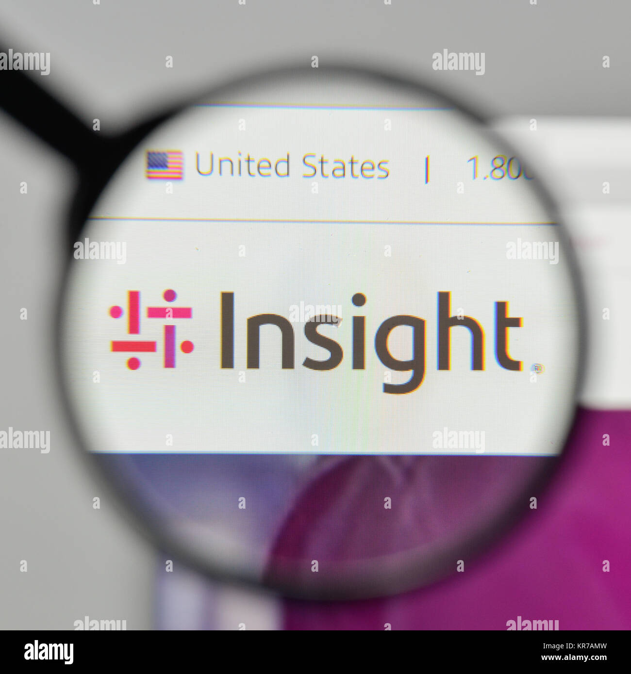 Milan, Italy - November 1, 2017: Insight Enterprises logo on the ...