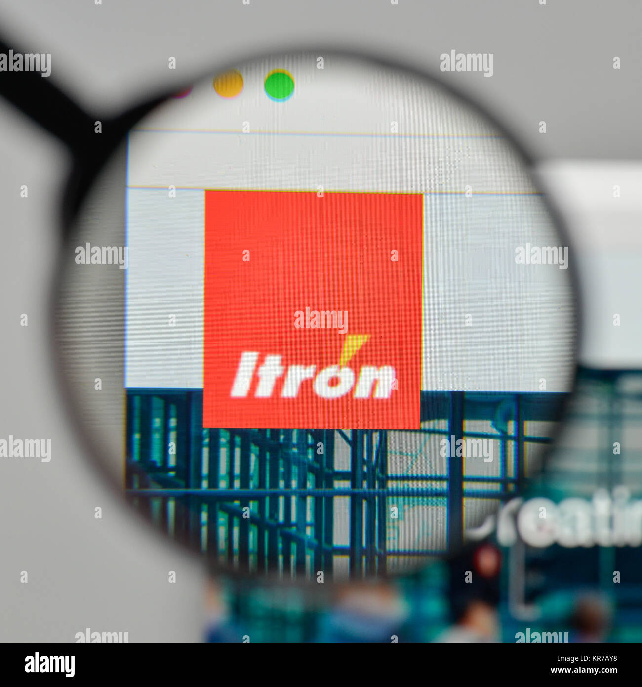 Itron logo hi-res stock photography and images - Alamy
