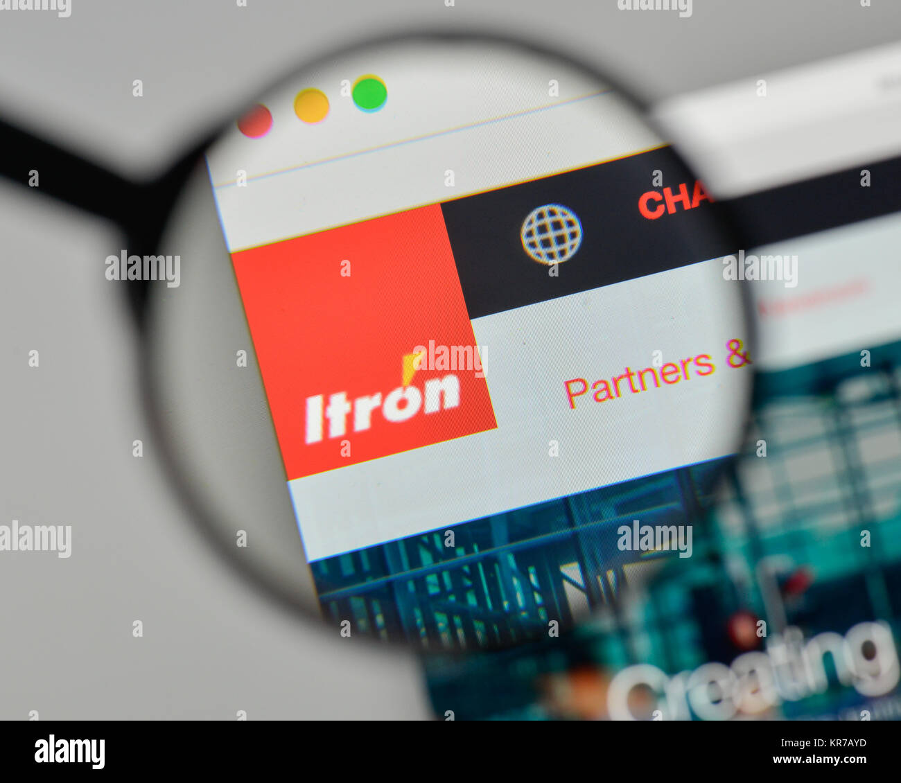 Itron logo hi-res stock photography and images - Alamy
