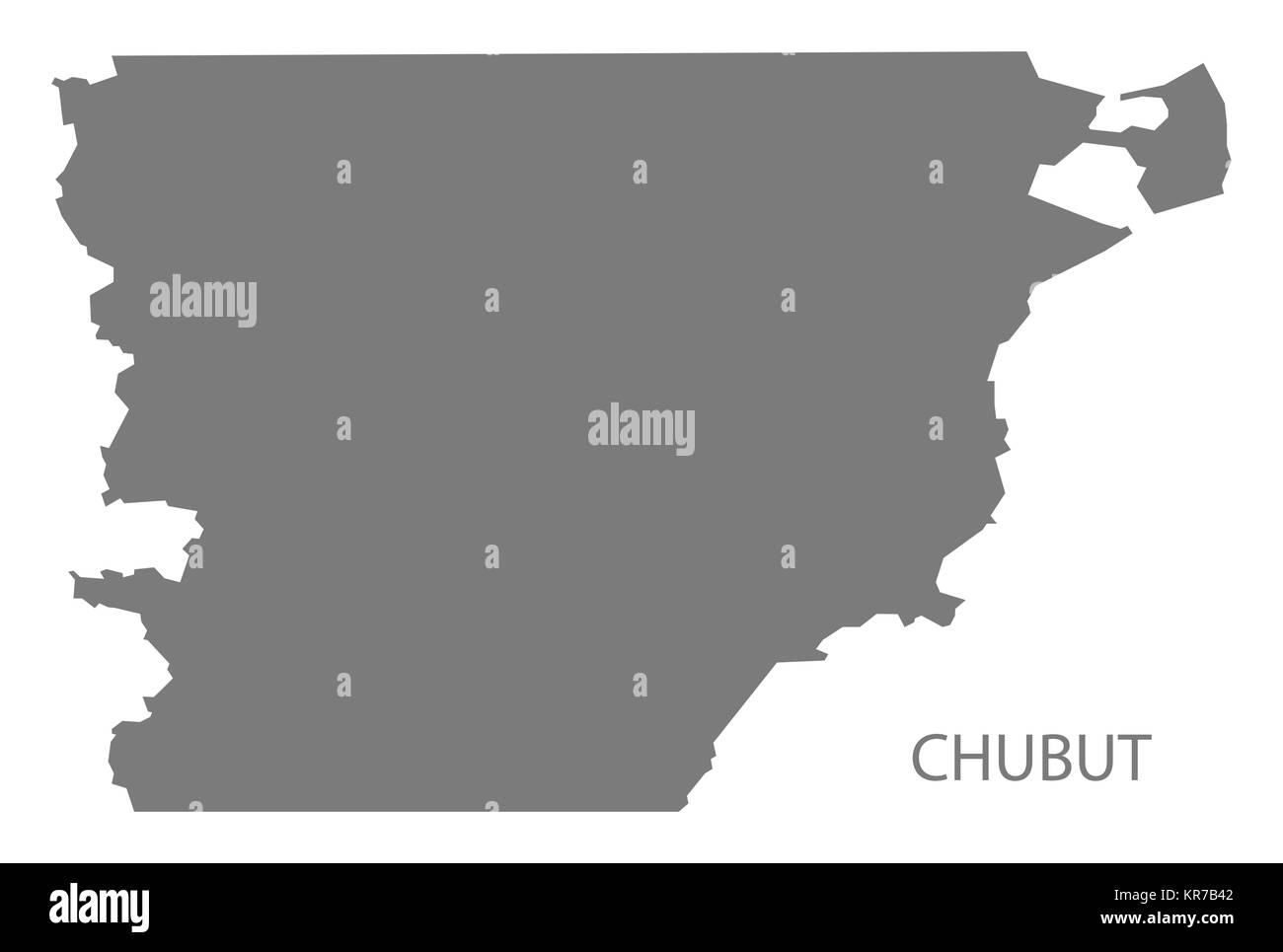 Chubut map Black and White Stock Photos & Images - Alamy