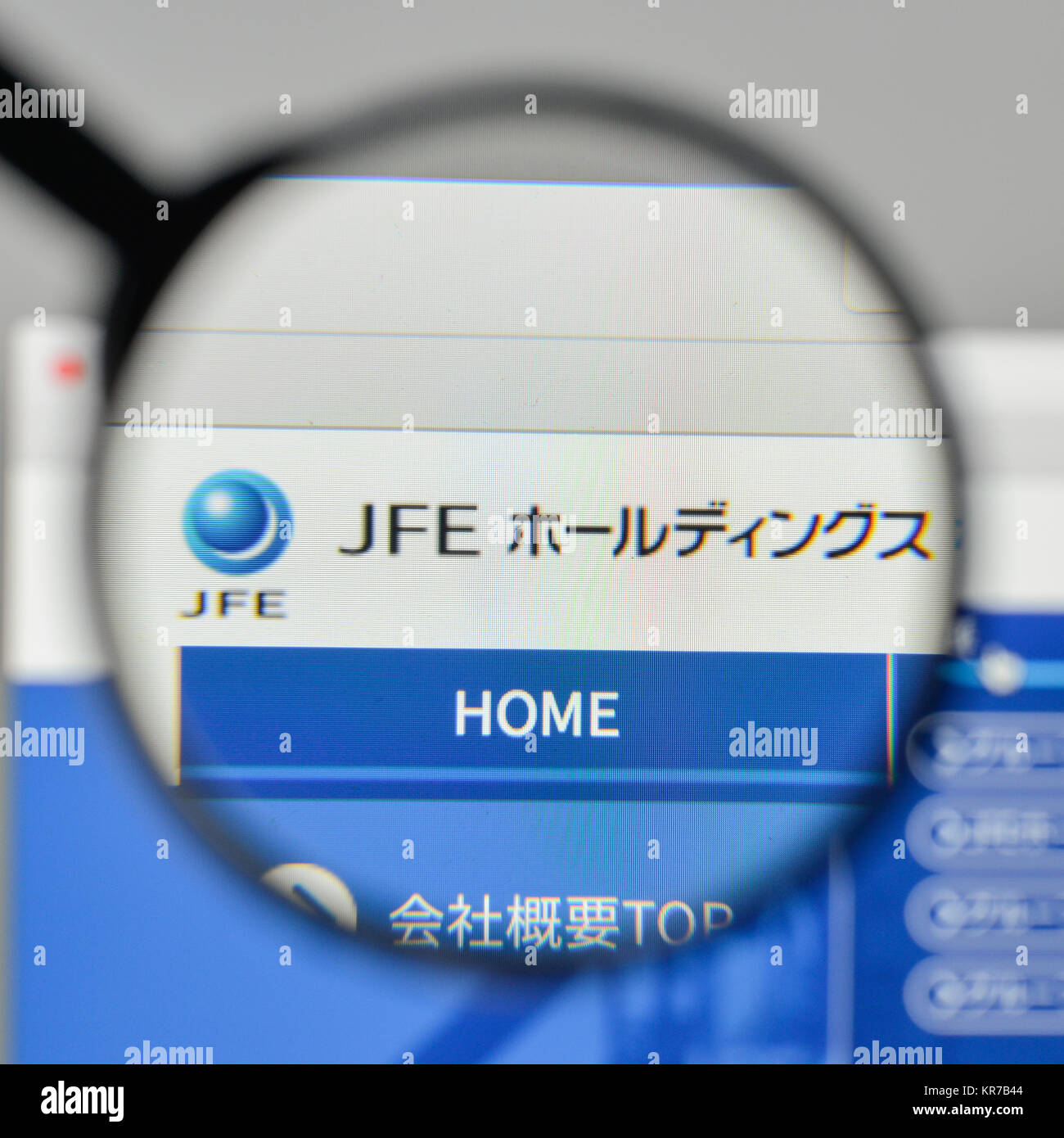 Milan, Italy - November 1, 2017: JFE Holdings logo on the website homepage Stock Photo - Alamy