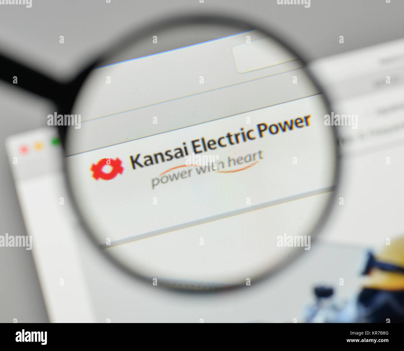 Milan, Italy - November 1, 2017: Kansai Electric Power - Kepco logo on ...