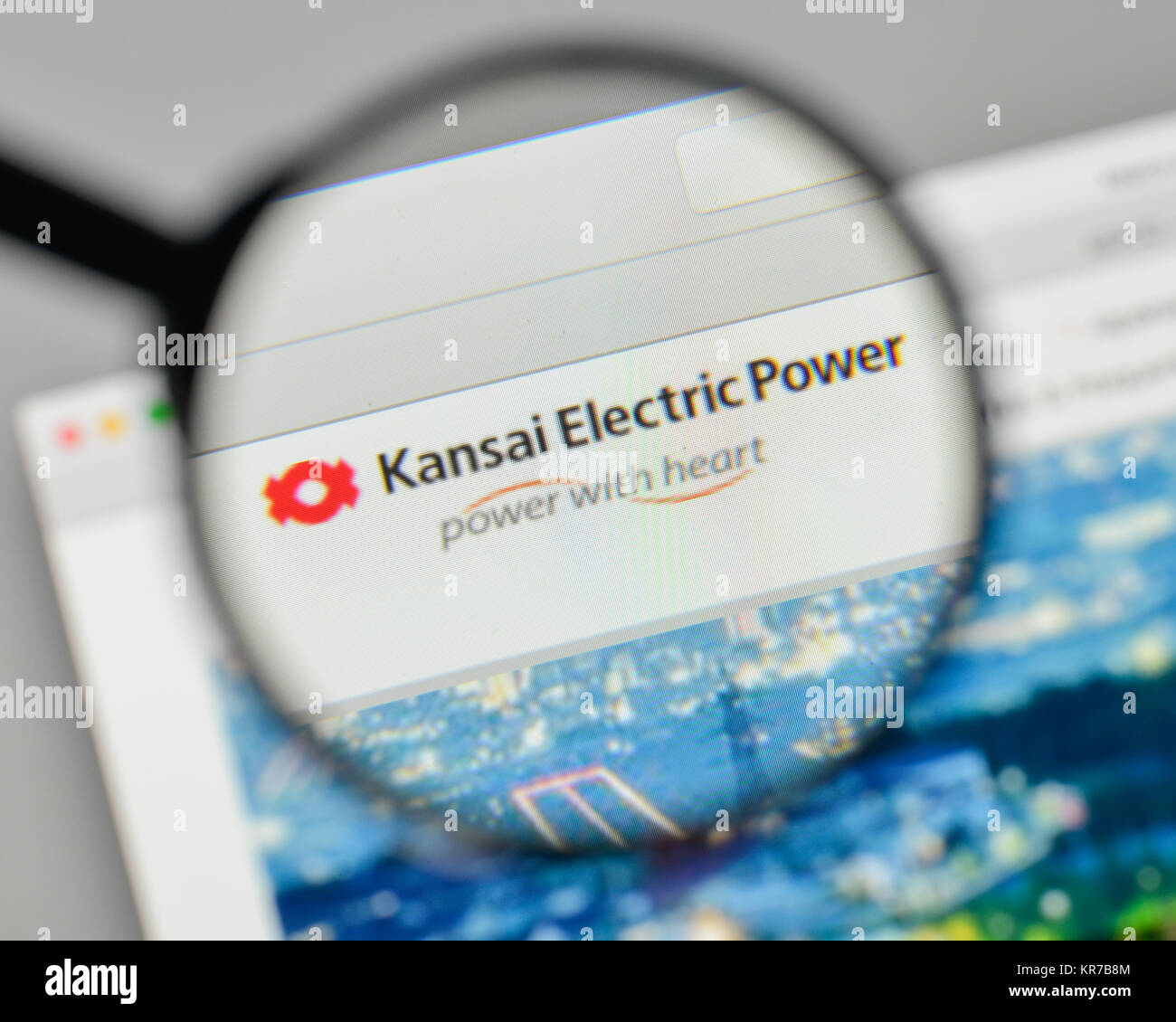Milan, Italy - November 1, 2017: Kansai Electric Power - Kepco logo on ...
