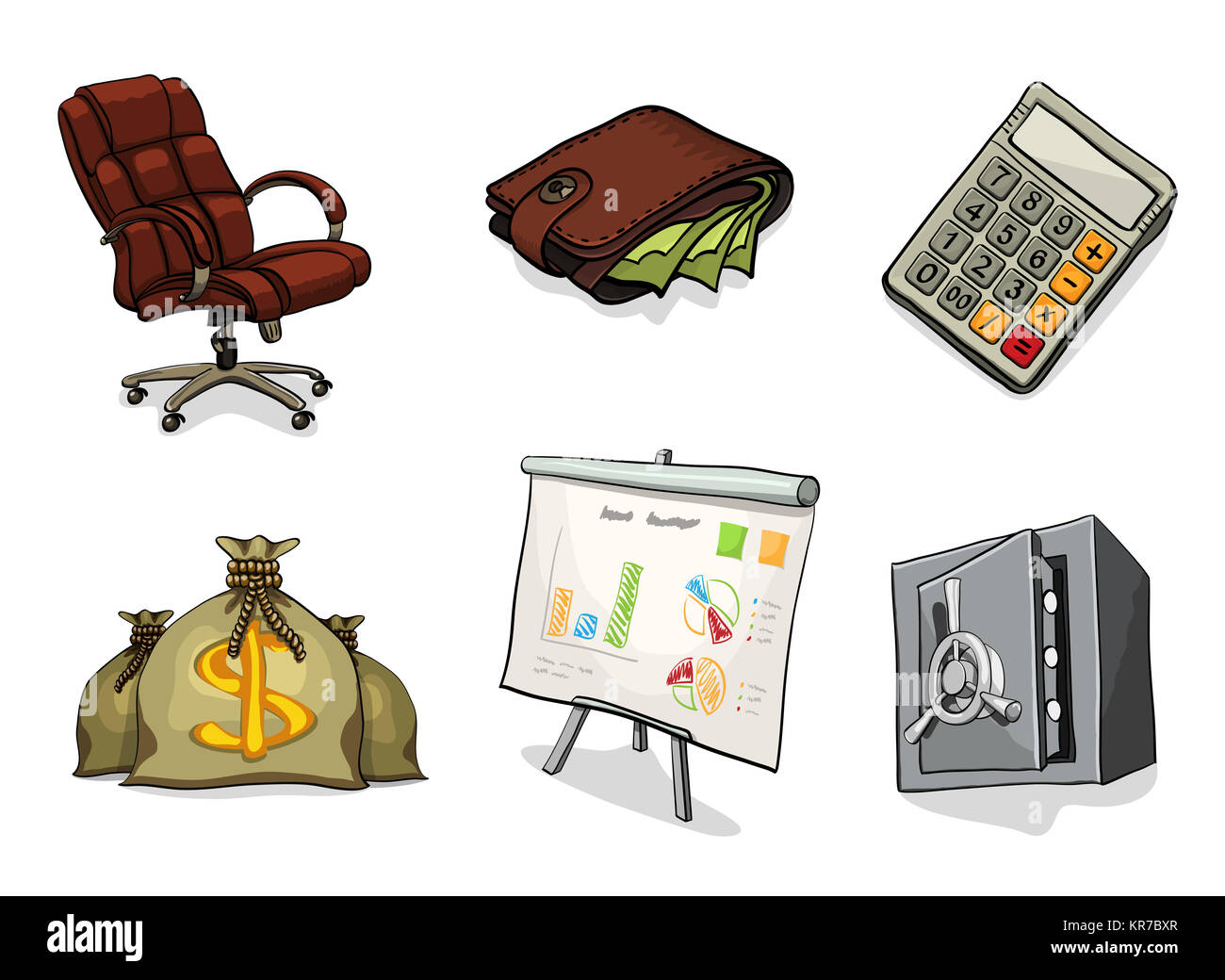 Business cartoon icons Stock Photo - Alamy