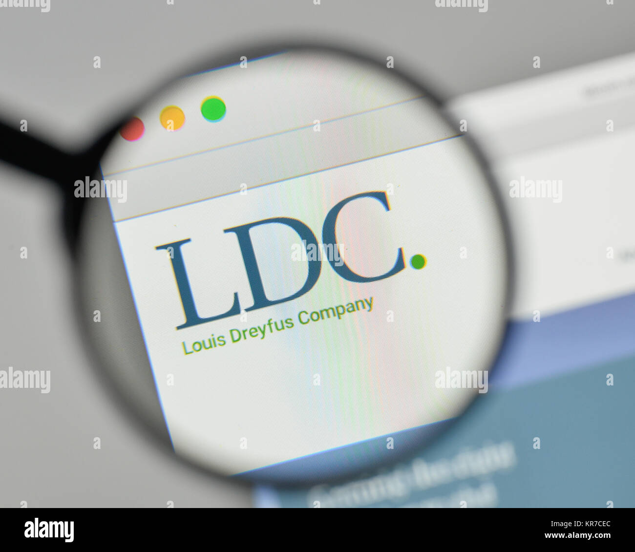 Milan, Italy - November 1, 2017: Louis Dreyfus Company logo on the ...