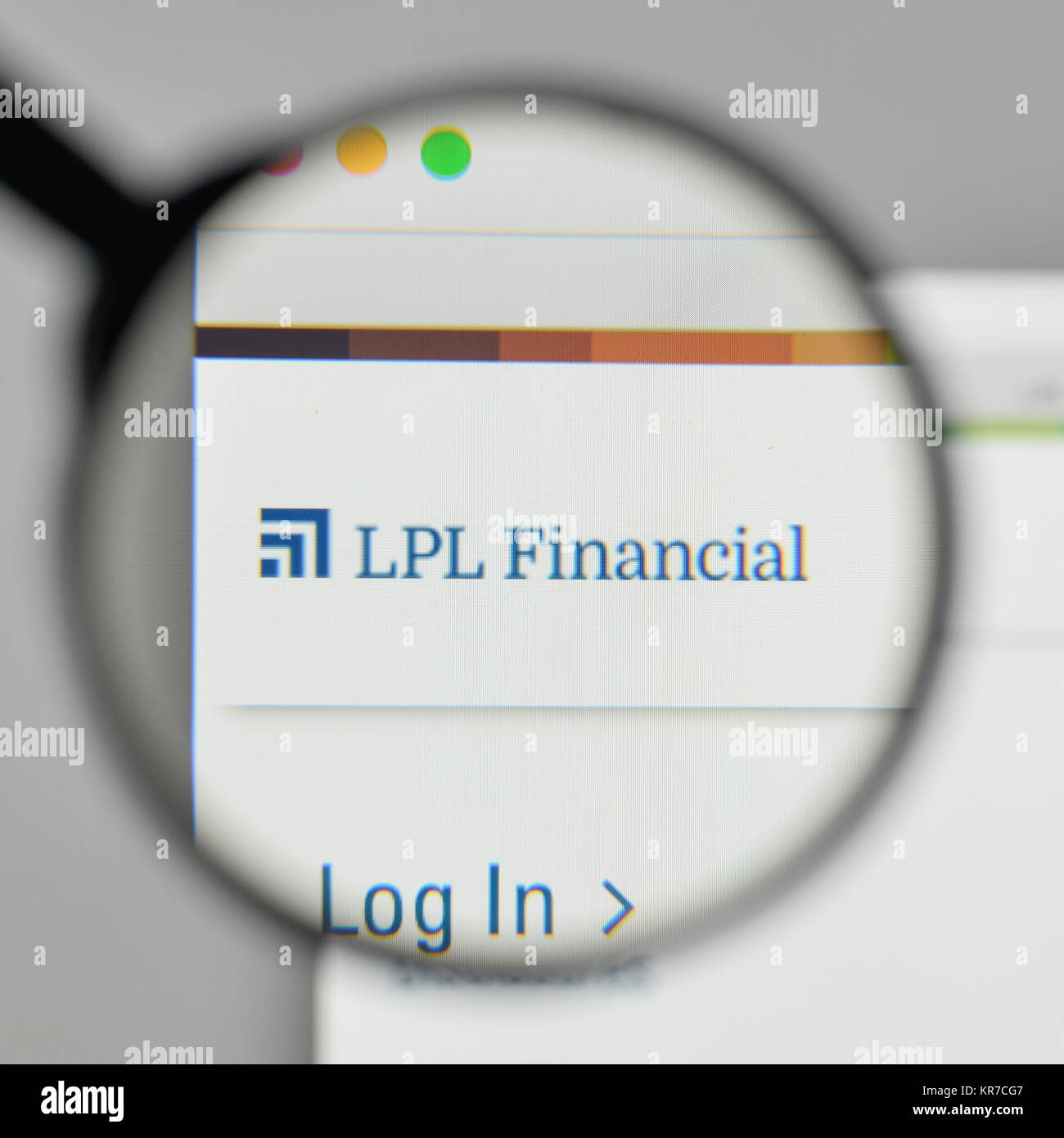 Milan, Italy - November 1, 2017: LPL Financial Holdings logo on the ...