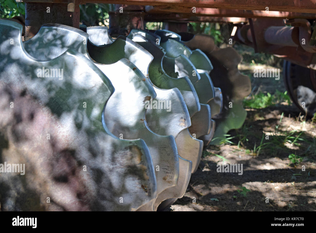 The disk harrow Stock Photo - Alamy