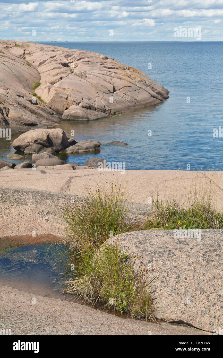 swedish island blue maiden in summer Stock Photo - Alamy