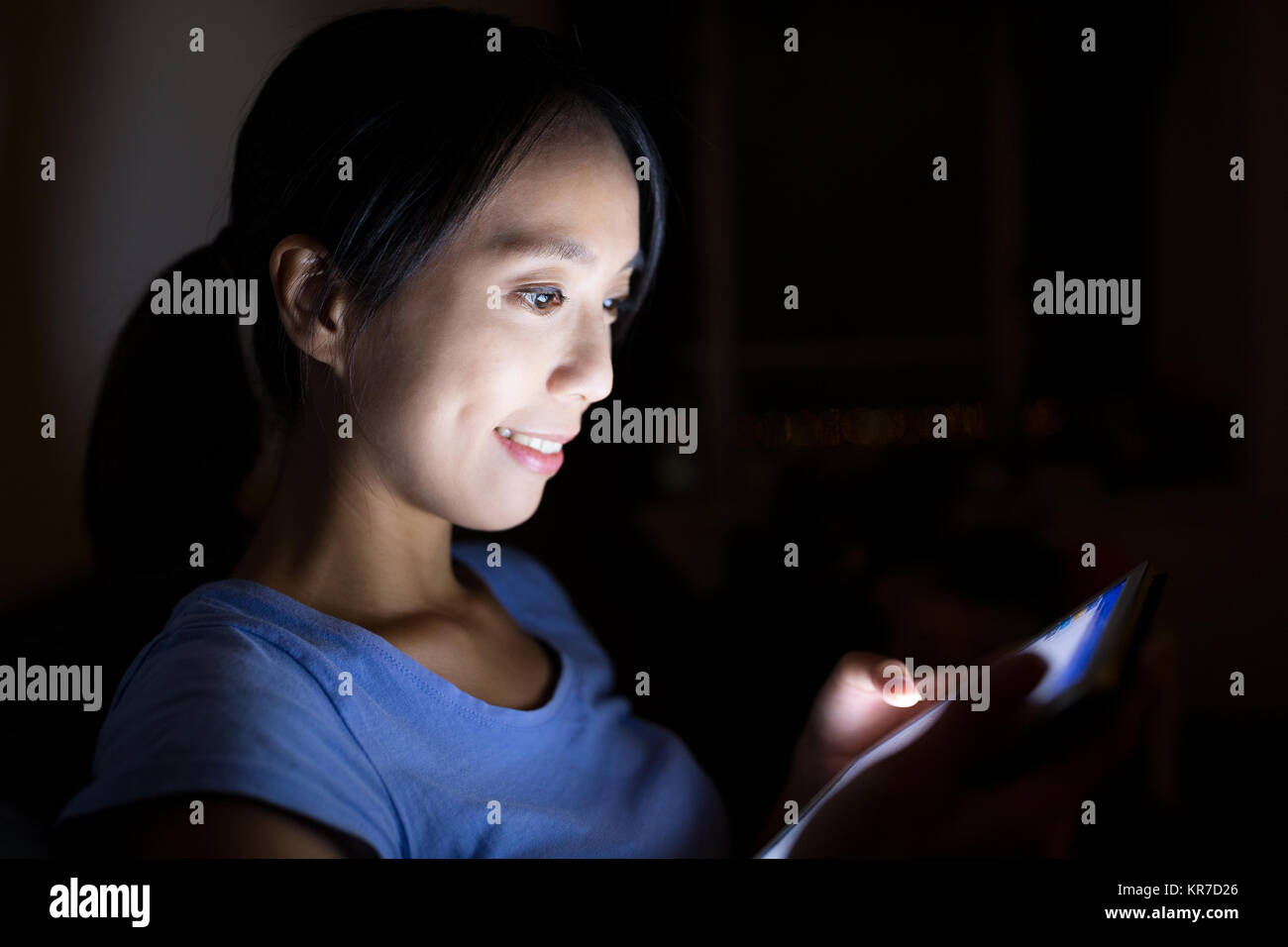 Korean people home at night hi-res stock photography and images - Alamy