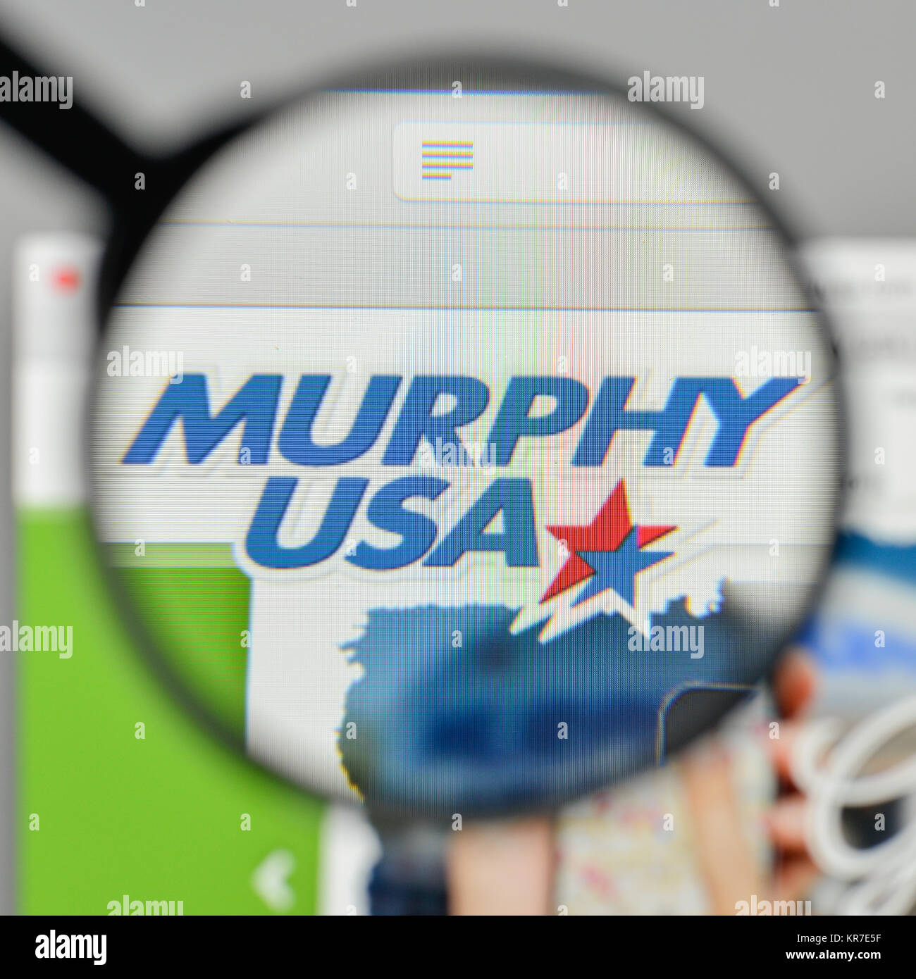 Milan, Italy - November 1, 2017: Murphy USA logo on the website ...