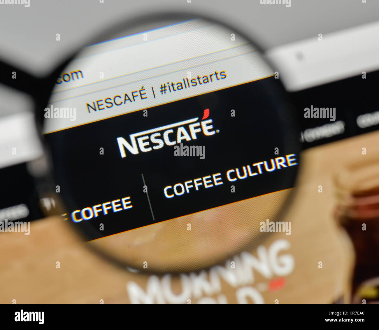Nescafe logo hi-res stock photography and images - Alamy