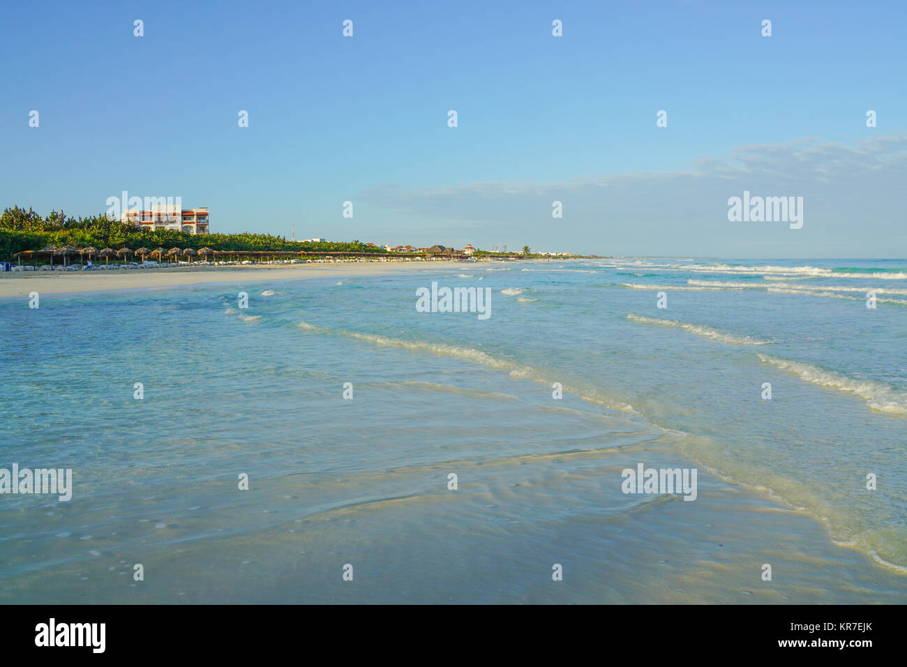 Tropical Beach in Cuba Stock Photo - Alamy