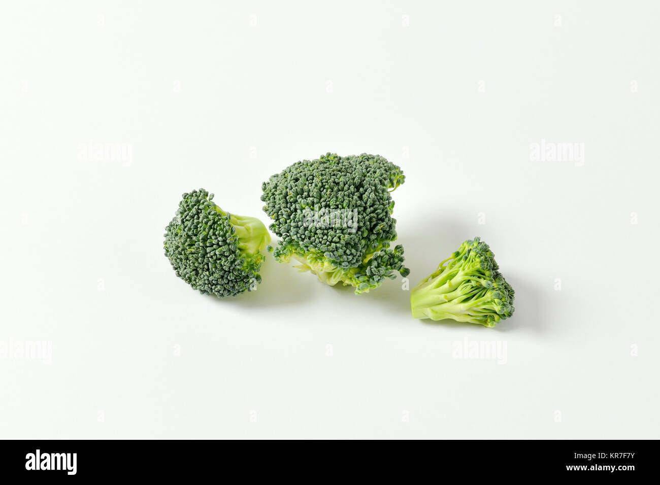 Fresh broccoli florets Stock Photo - Alamy