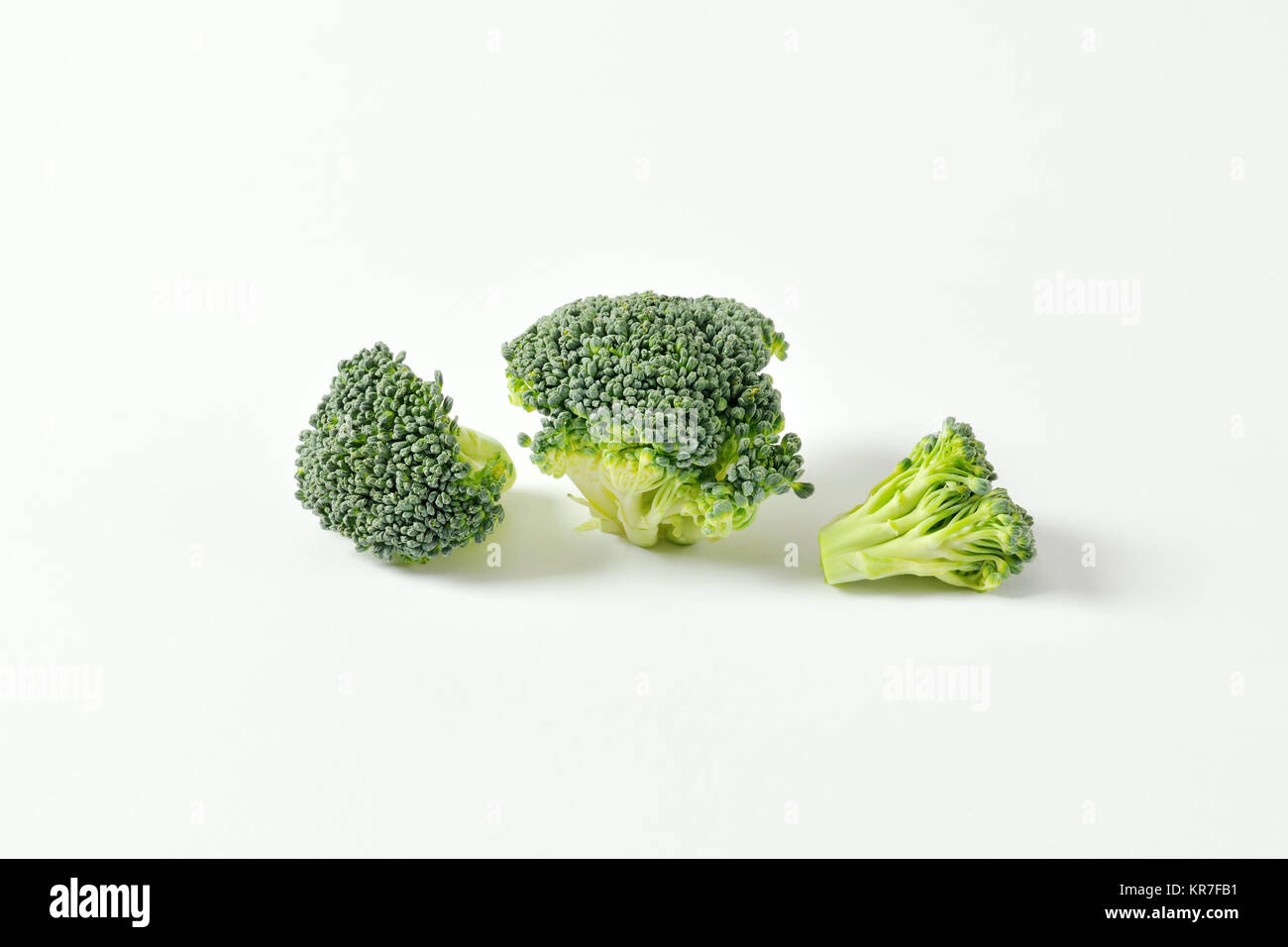 Fresh broccoli florets Stock Photo - Alamy