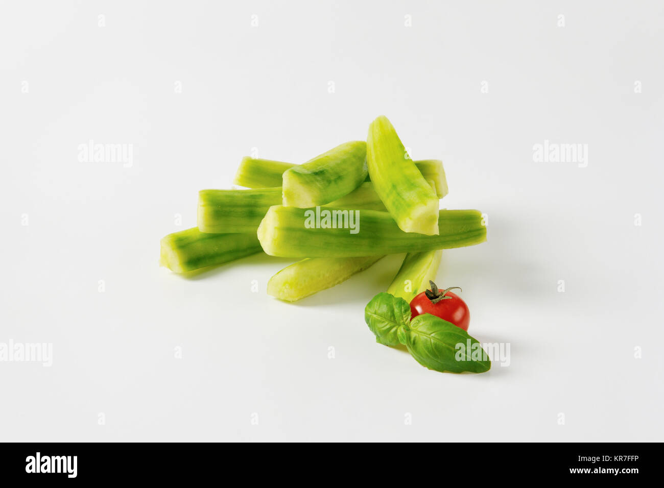Fresh cucumber sticks Stock Photo - Alamy