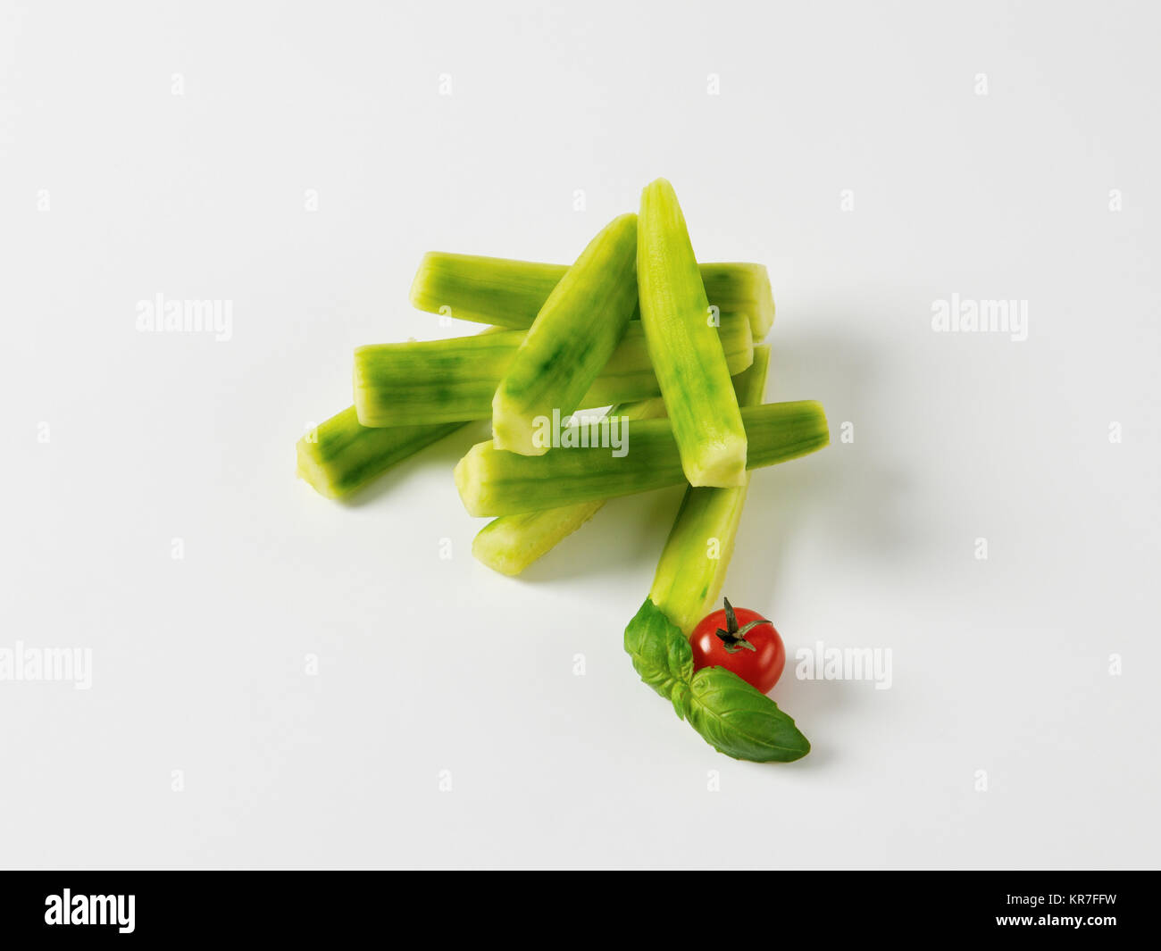 Fresh cucumber sticks Stock Photo - Alamy