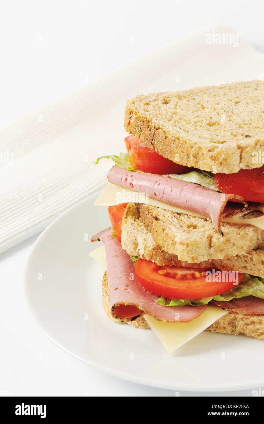 Beef and cheese sandwiches Stock Photo - Alamy