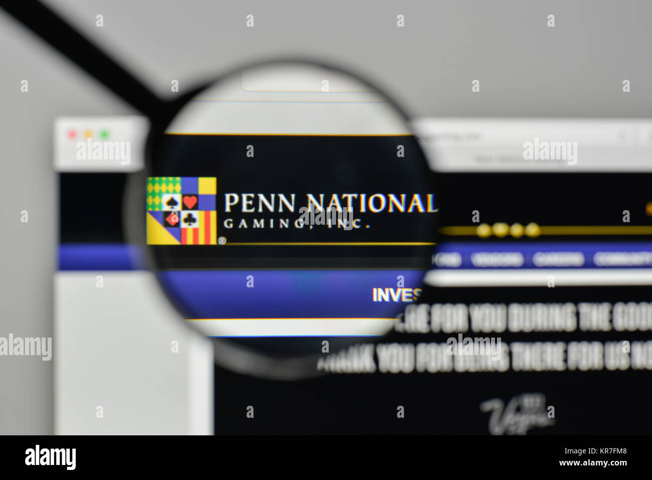 Penn national logo hi-res stock photography and images - Alamy