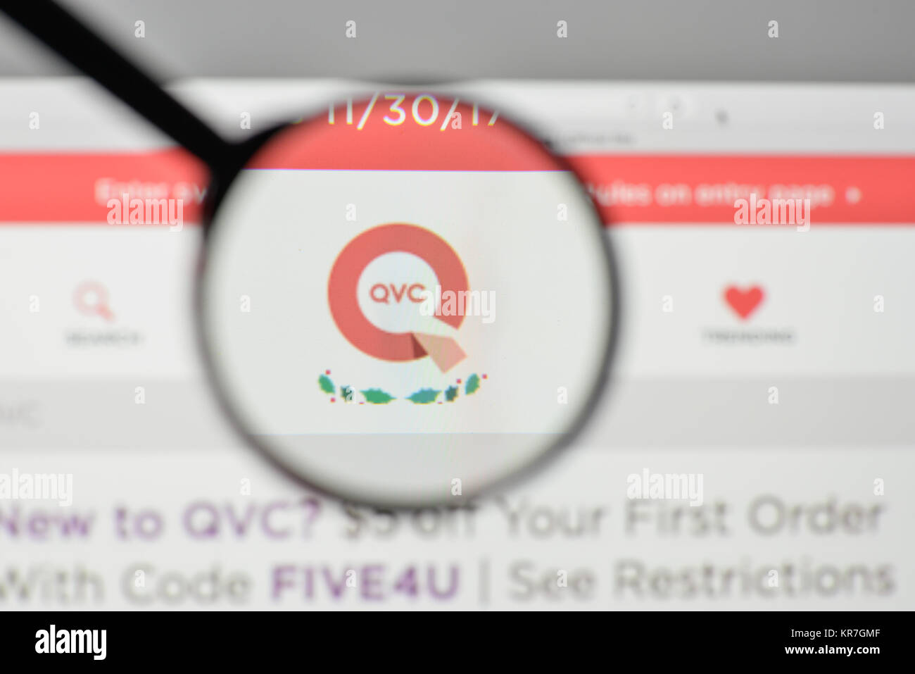 Qvc logo hi-res stock photography and images - Alamy