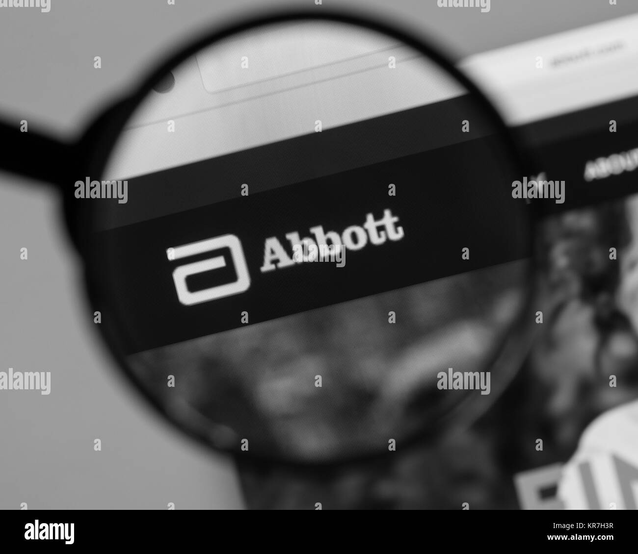 Abbott logo Black and White Stock Photos & Images - Alamy
