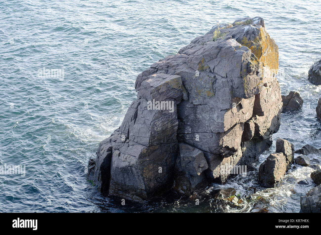 Rocks of the Black Sea Stock Photo - Alamy