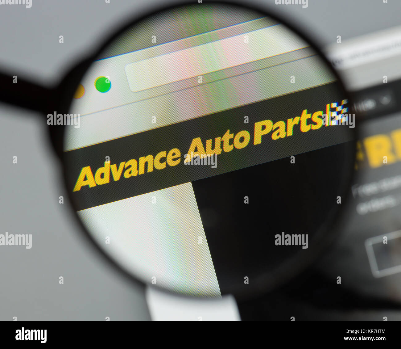 Milan, Italy - August 10, 2017: Advance Auto Parts website. It is now ...