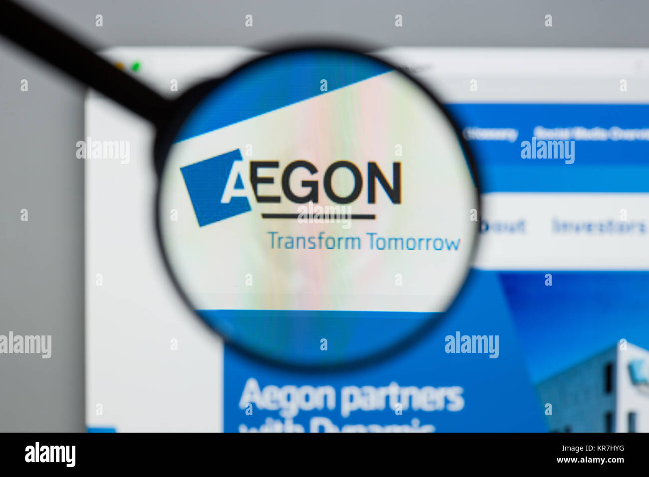 Aegon logo hi-res stock photography and images - Alamy