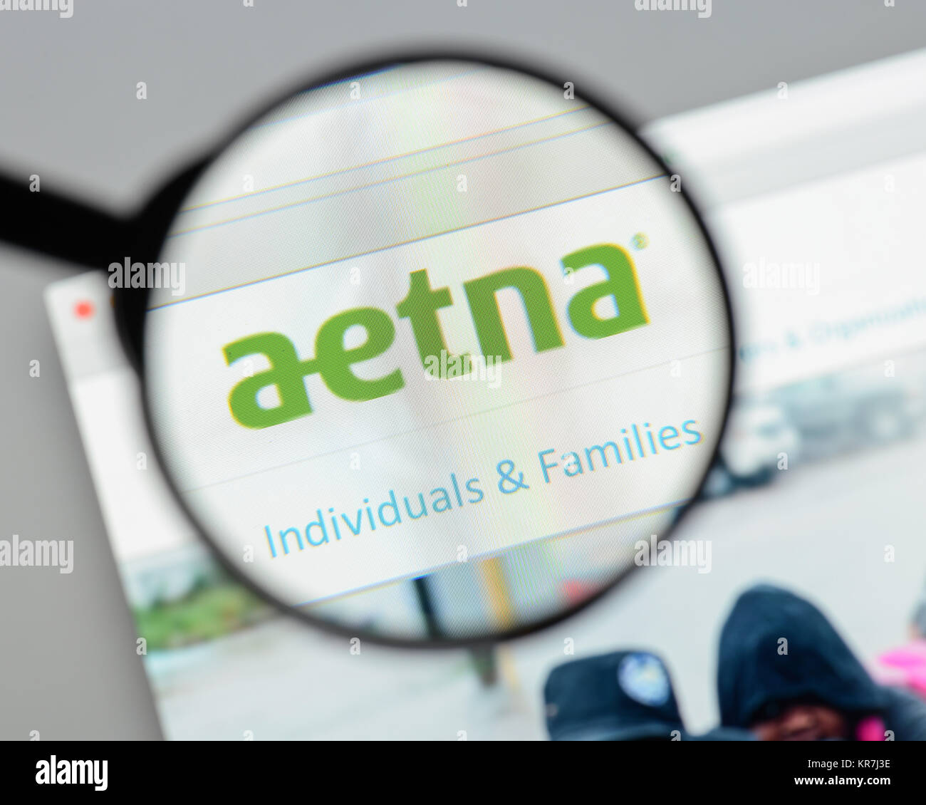 Aetna logo hi-res stock photography and images - Alamy