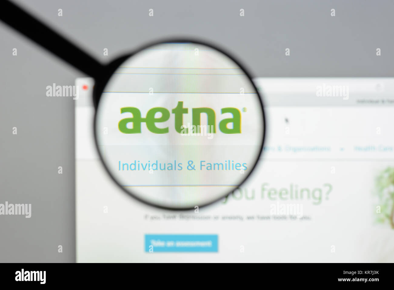 Aetna logo hi-res stock photography and images - Alamy