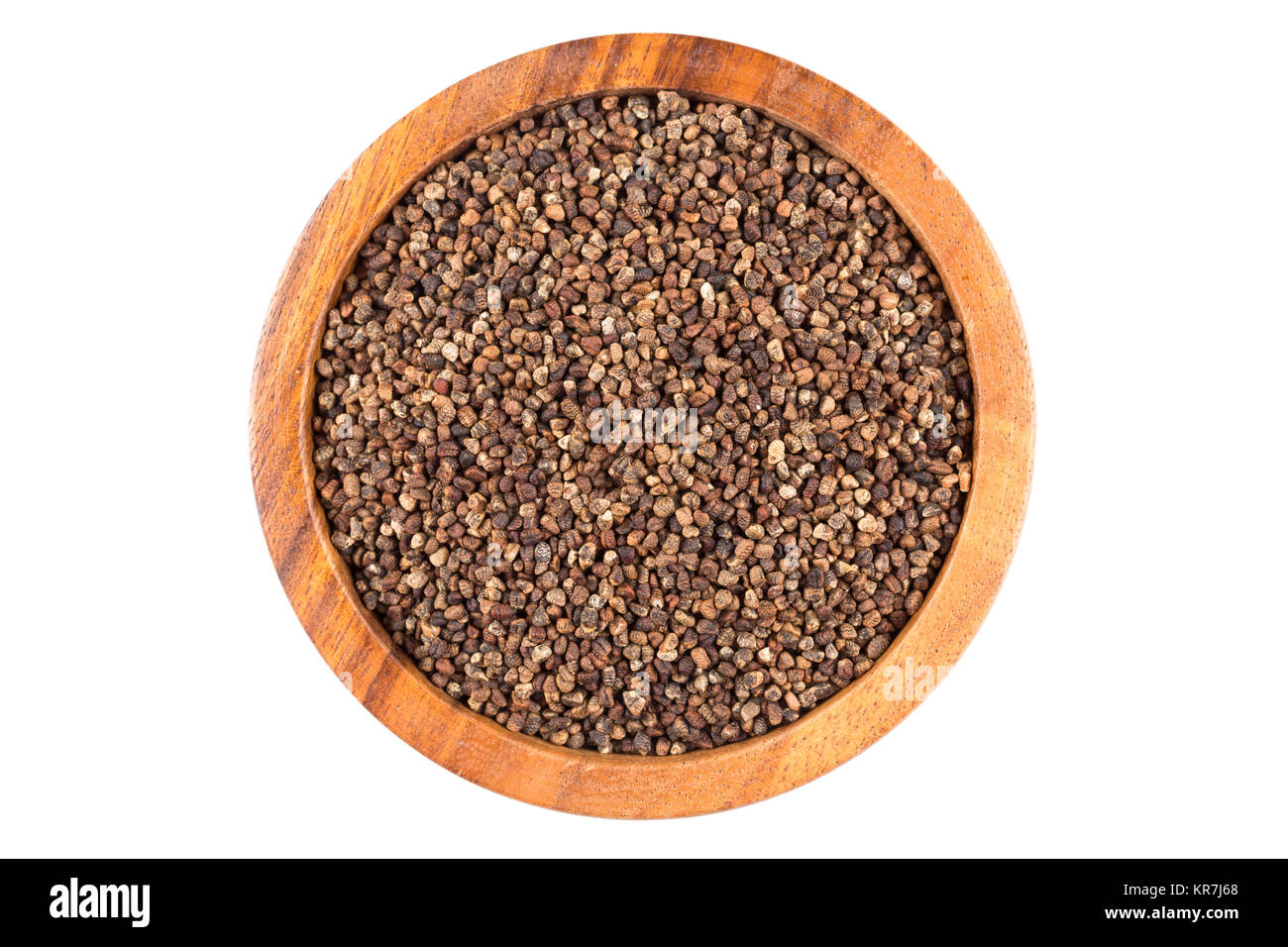 Decorticated cardamom seeds in a bowl Stock Photo - Alamy