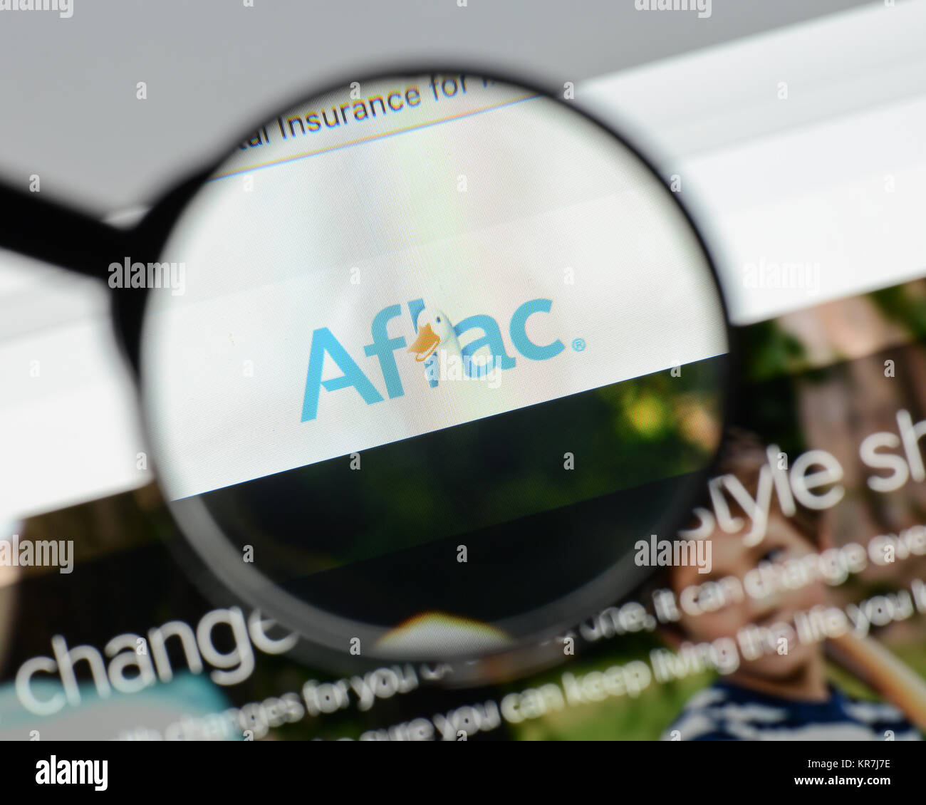 Aflac logo hi-res stock photography and images - Alamy