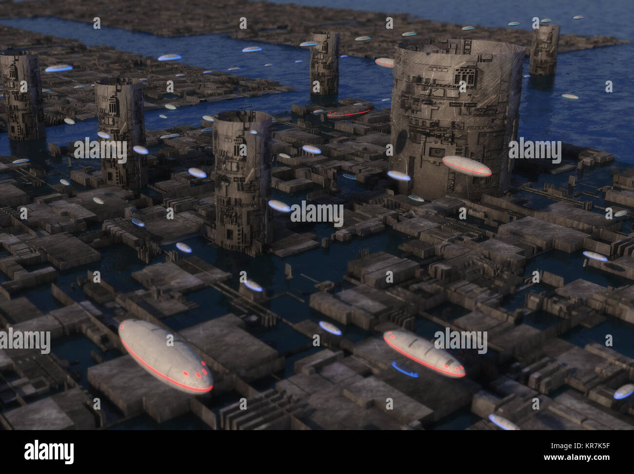 Alien City Concept Art High Resolution Stock Photography and Images - Alamy
